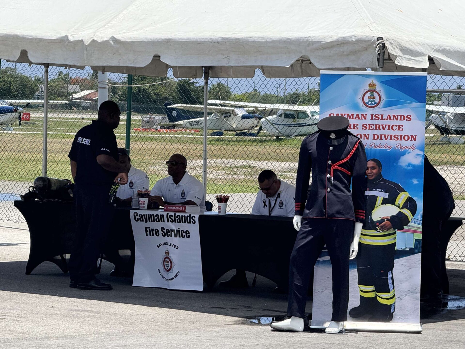 Over 100 turn out for fire service recruitment drive - Cayman Compass