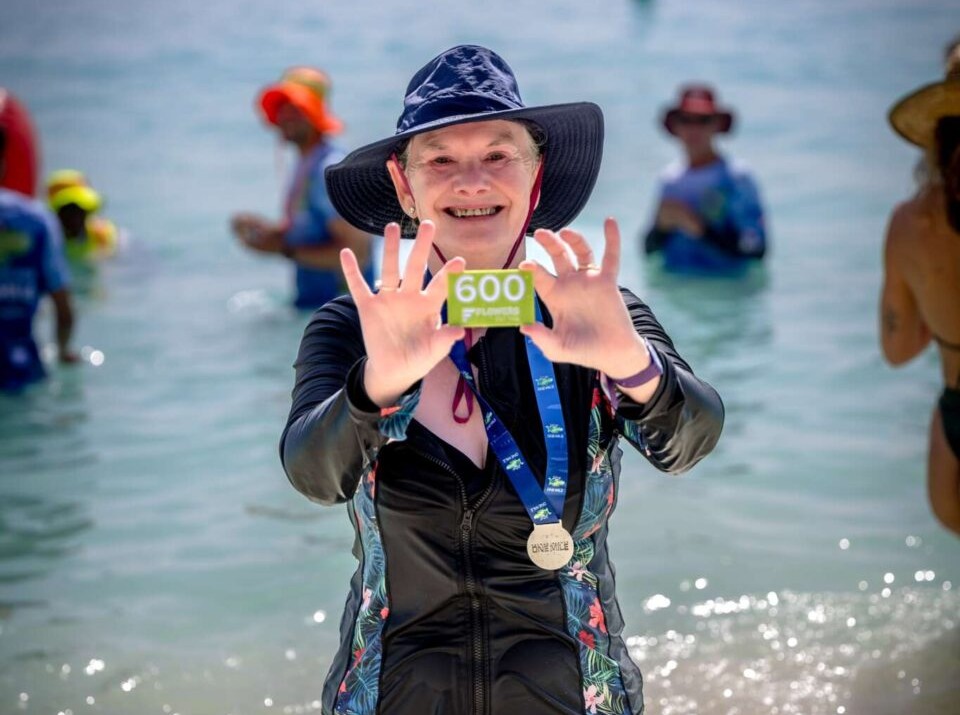 Governor Jane Owen completes her first Flowers Sea Swim - Cayman Compass