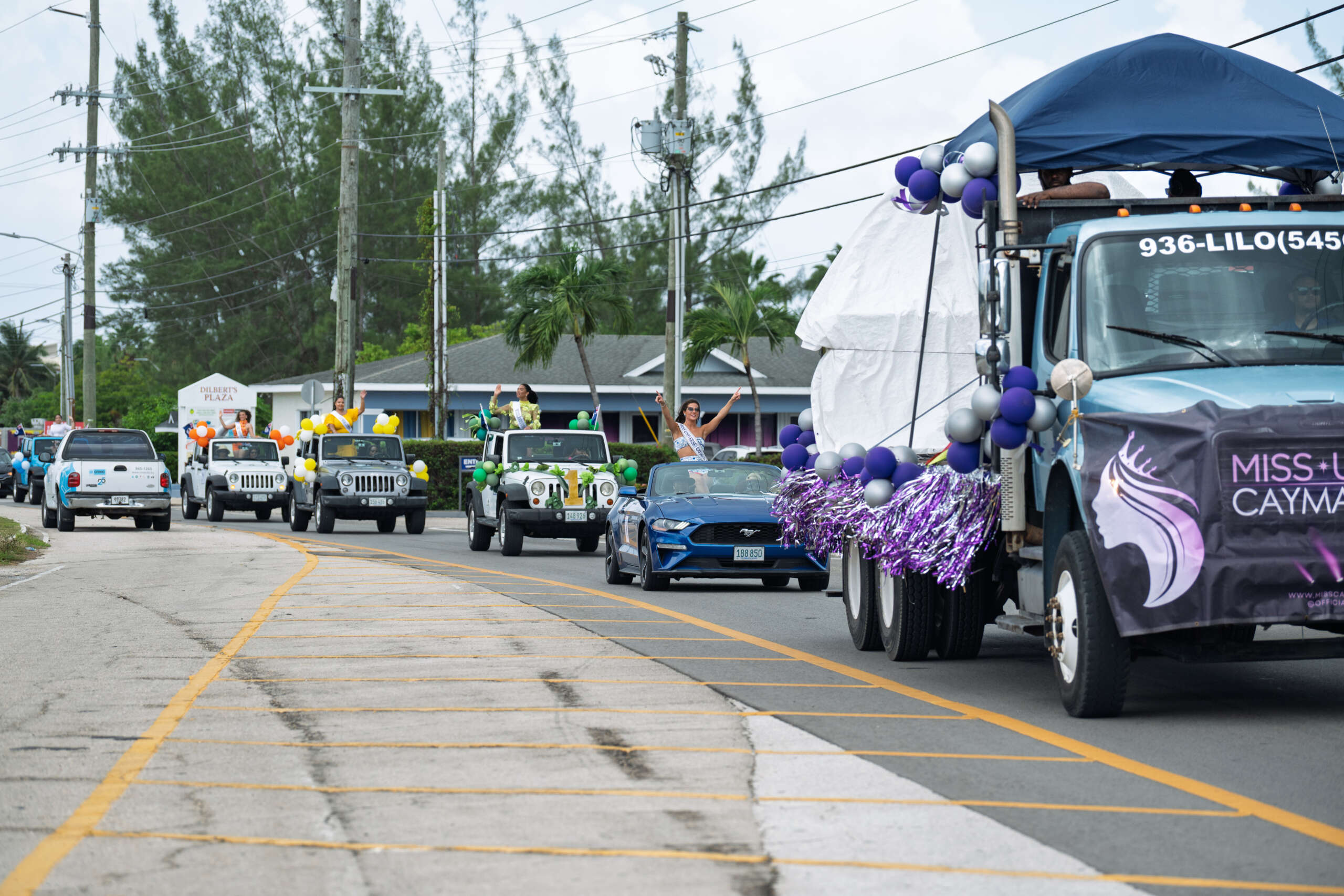 Pageant contestants tour Cayman in annual motorcade - Cayman Compass