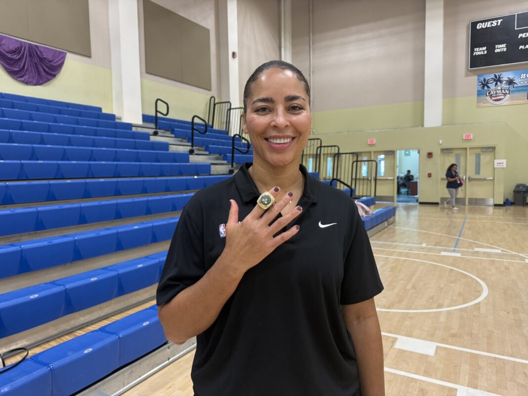 Students receive inspiration from star WNBA player Allison Feaster ...