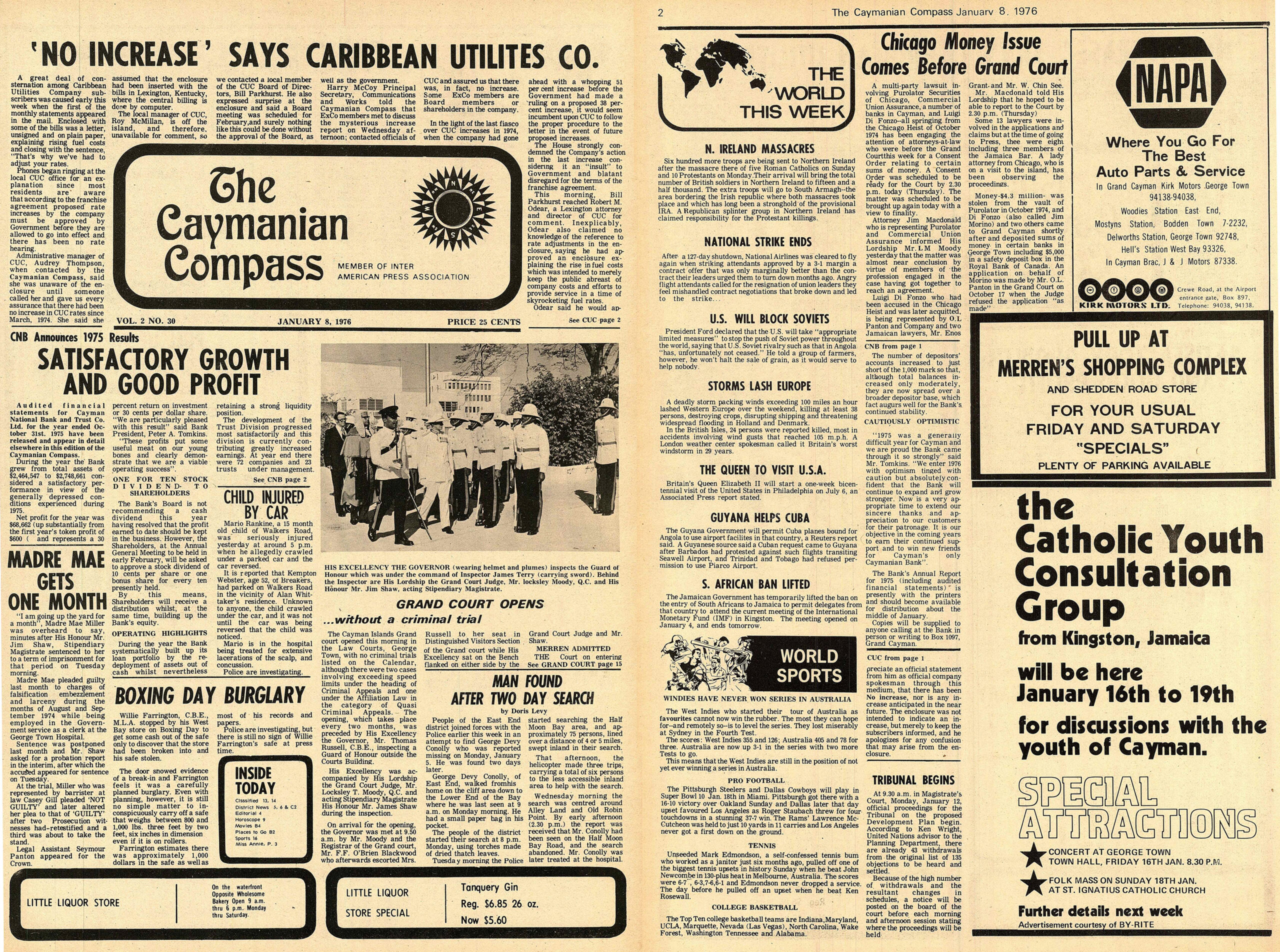 50 years ago: CUC surprise; bank results; robbery; hospital fees; and ...