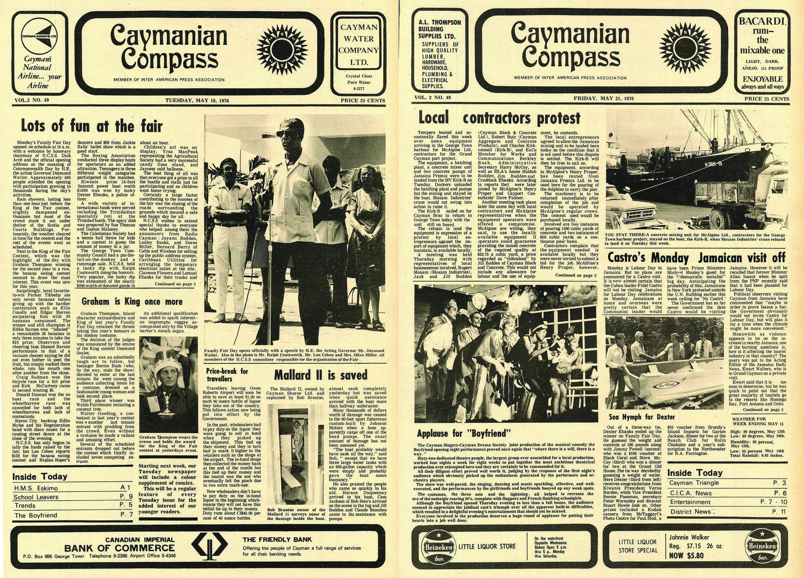 50 years ago: Family Fair Day features champion banana eater likened to ...
