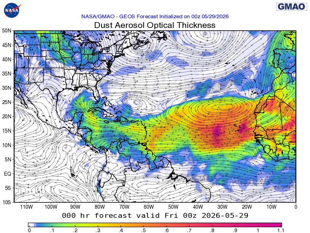 Saharan dust plume reaches Cayman, raising air quality concerns ...