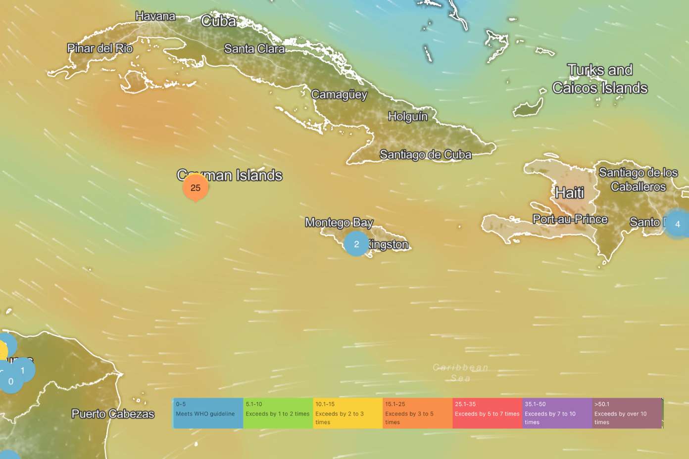 Saharan dust plume reaches Cayman, raising air quality concerns ...